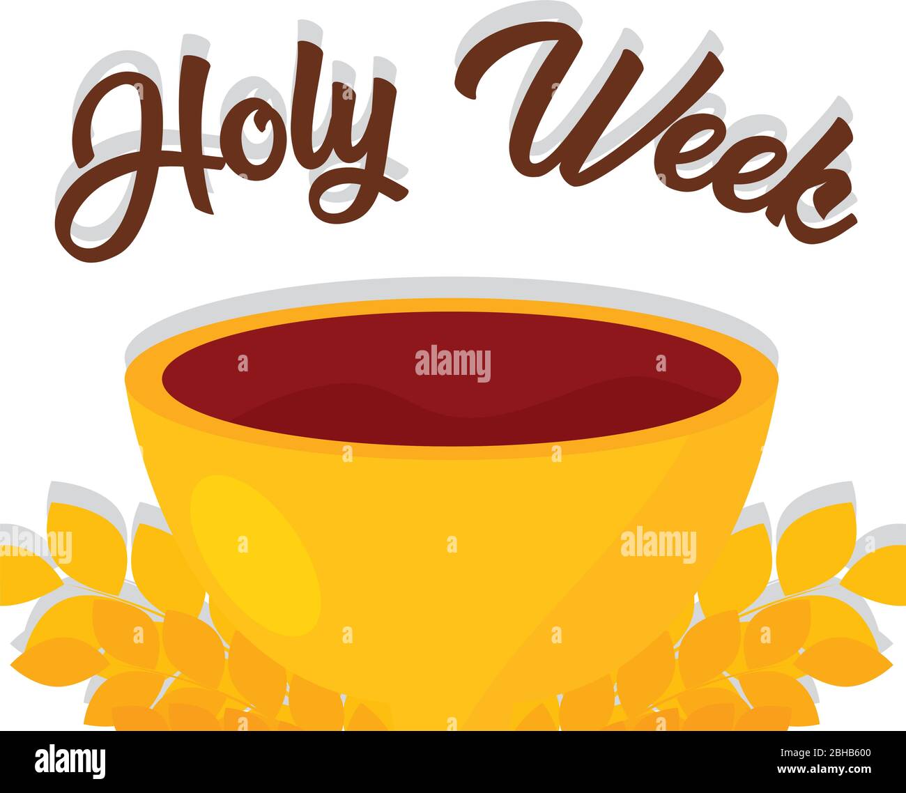 Holy week poster Stock Vector Image & Art - Alamy