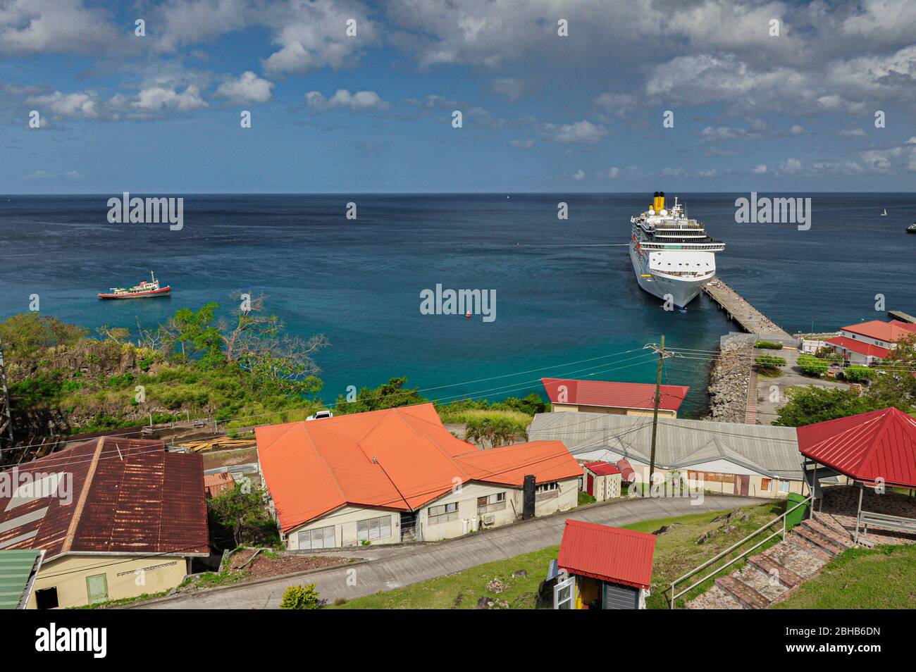 Costa Crociere ship docked in Grenada Authority Port Cruise Ship ...