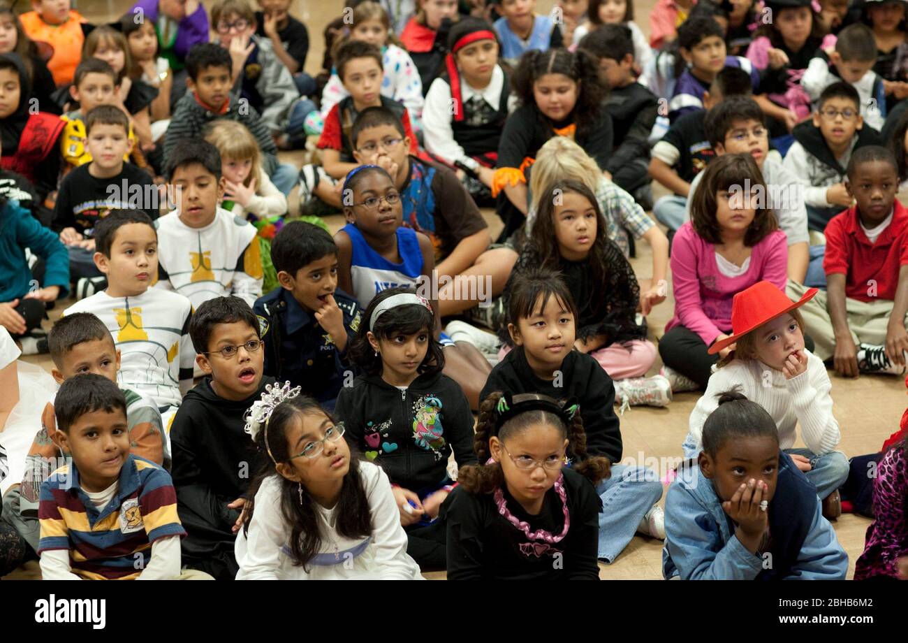 Third Grade Student Sitting