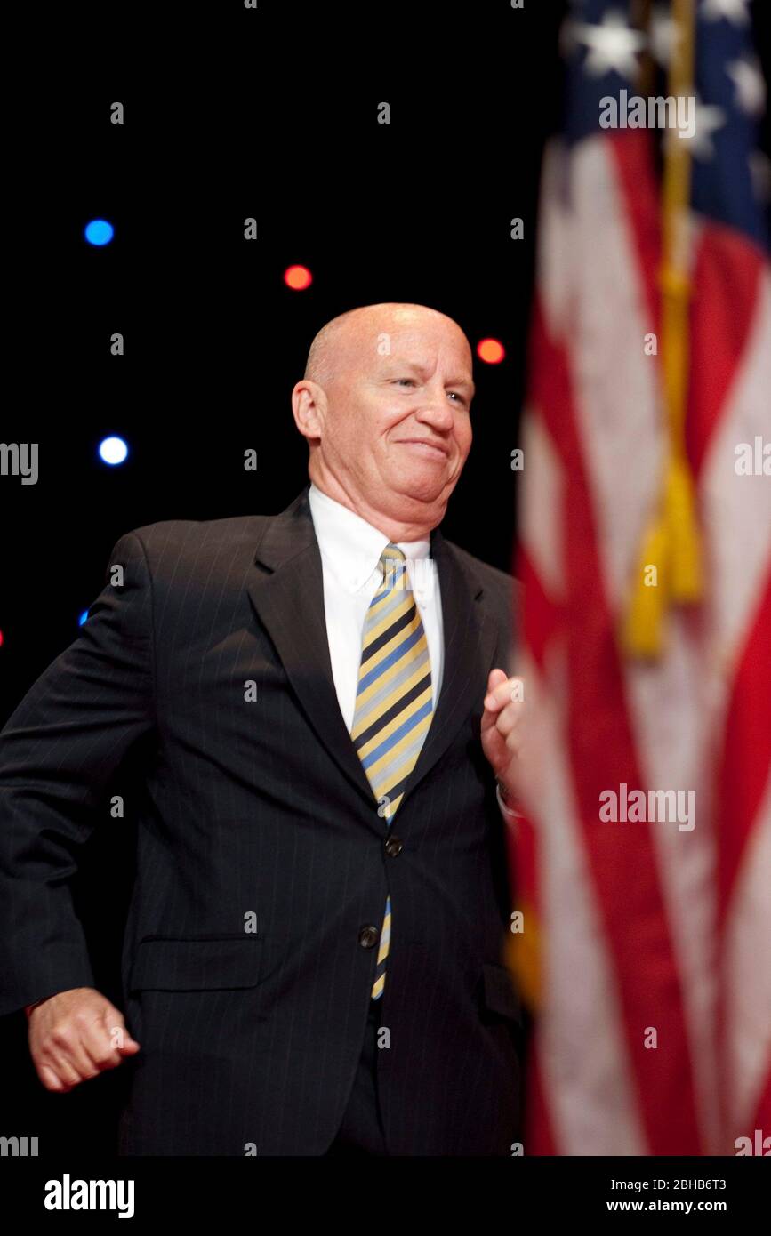 Dallas Texas USA, June 12 2010: Congressman Kevin Brady of the 8th ...