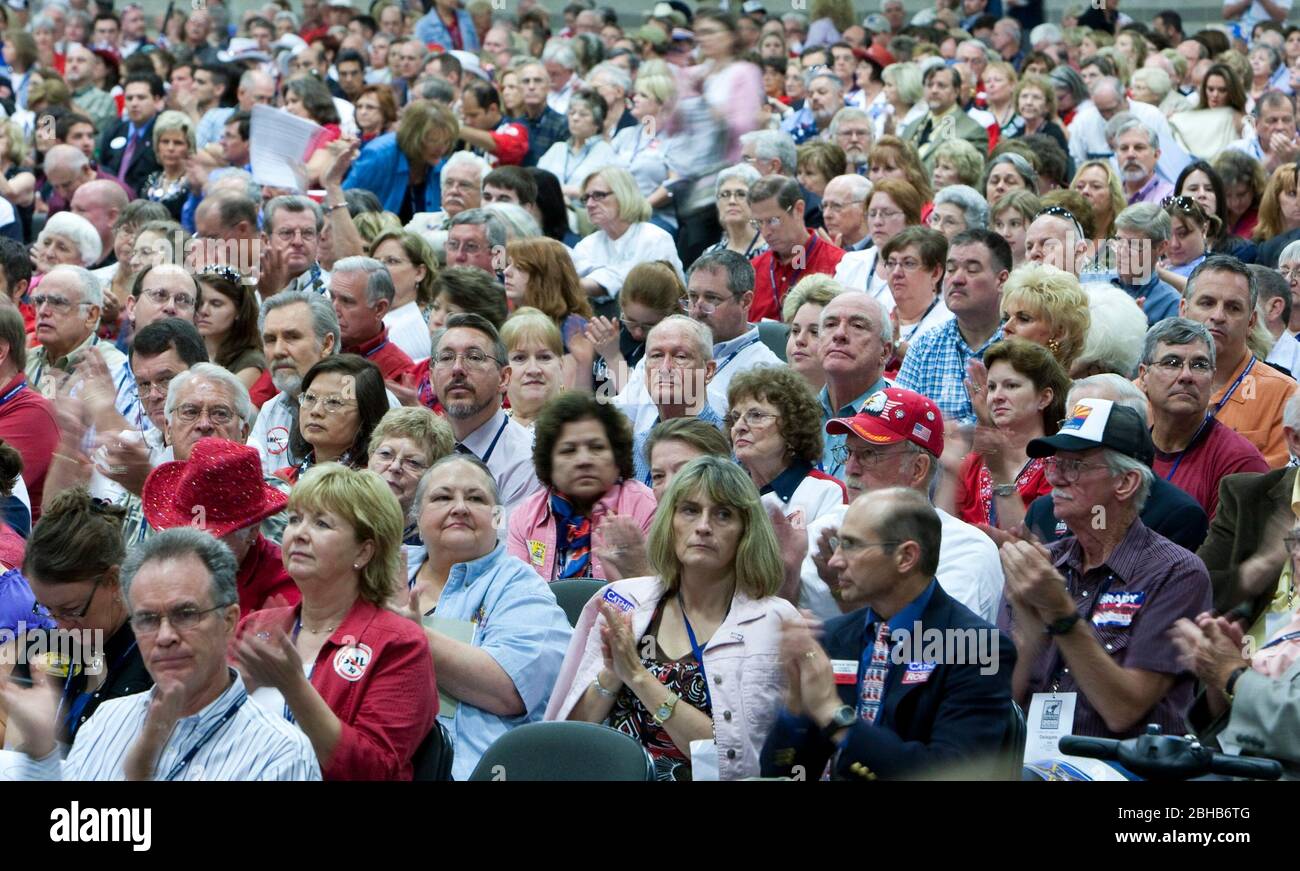 Dallas Texas USA, June 12 2010: Texas Republicans meet at the biannual ...