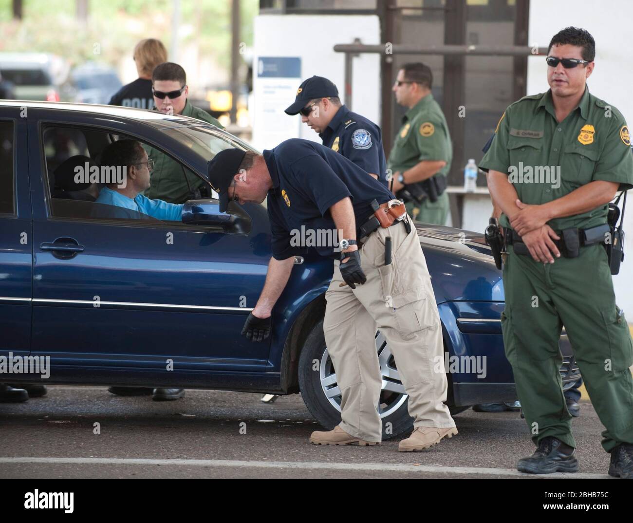Laredo, Texas USA, July 14, 2010: Federal agents, including U.S. Border ...