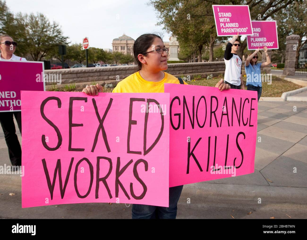 Women demonstrators hi-res stock photography and images - Alamy