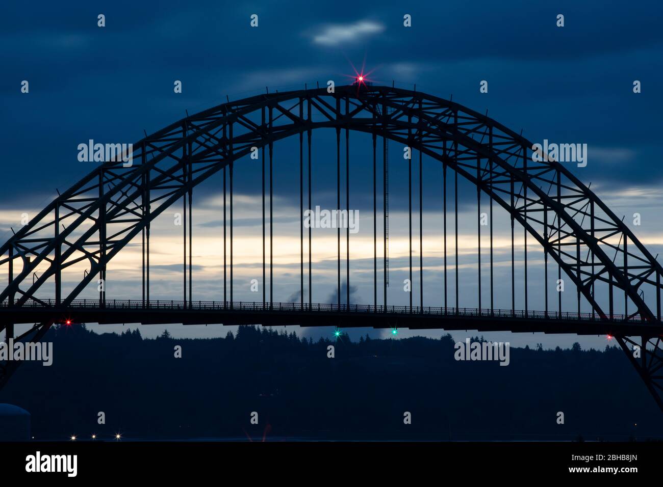 View of Oregon City Bridge, Oregon, USA Stock Photo - Alamy