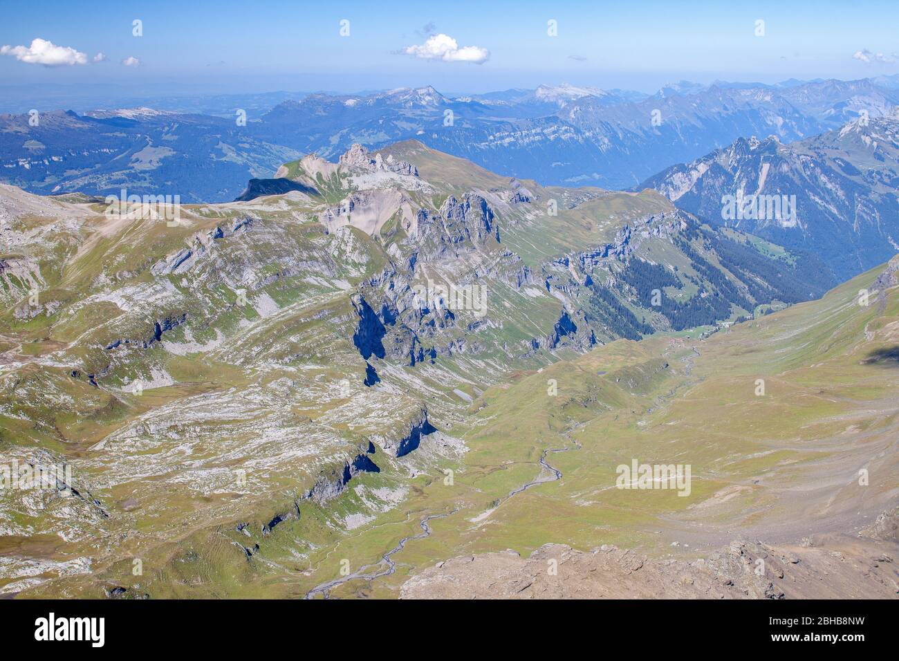 The Majestic mountains of Vengen in Switzerland Stock Photo - Alamy