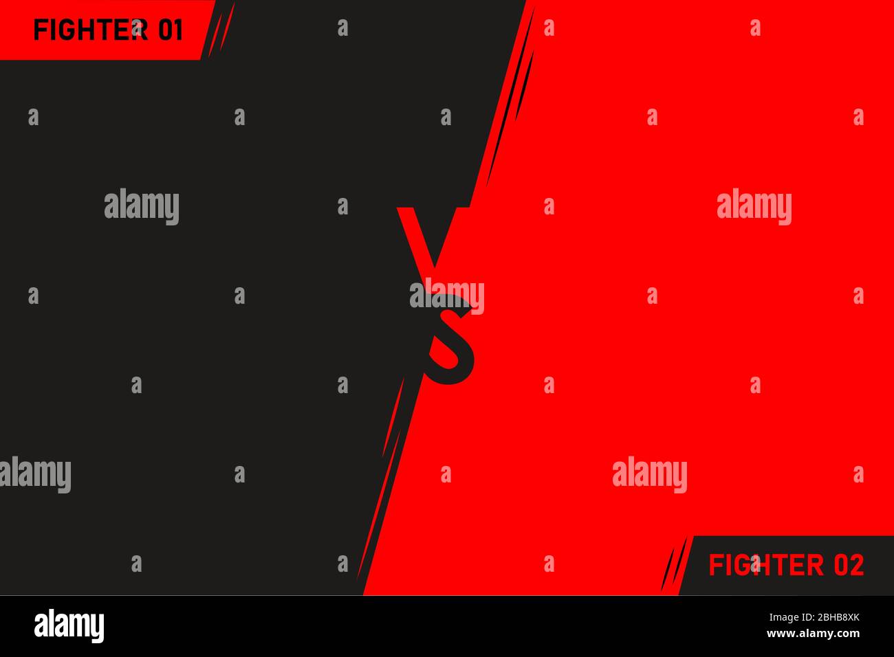 Versus VS letters fight Vector illustration on backgrounds in flat ...