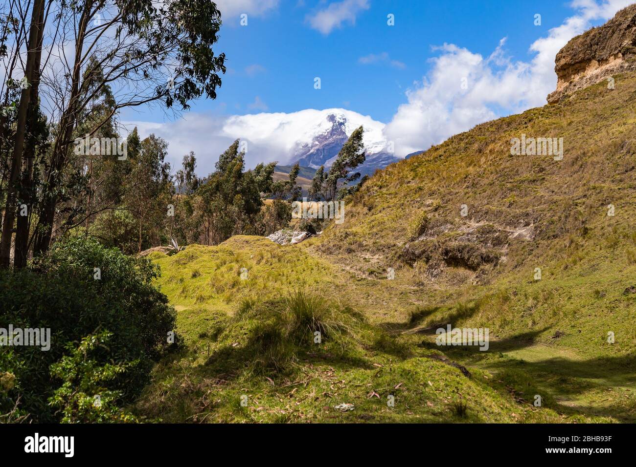 Ecuadorian Andean landscape, province of Imbabura around Zuleta and ...