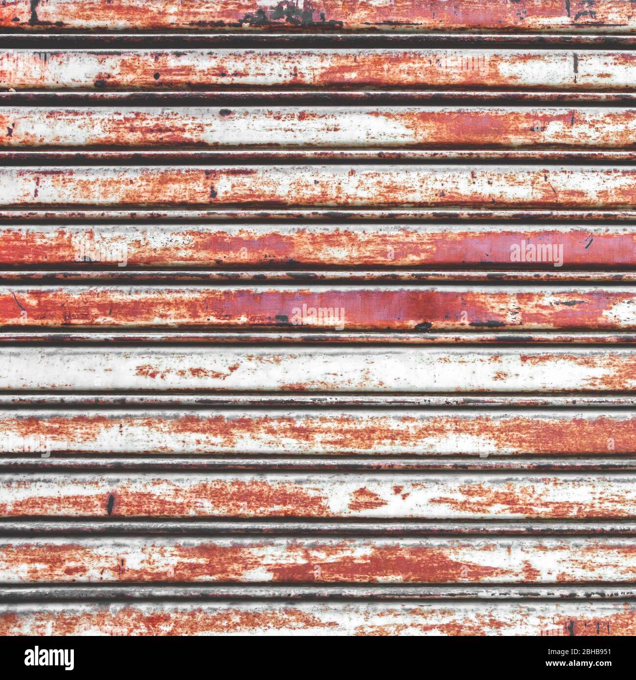 Rusty shutters of a garage. Ideal for concept and backgrounds Stock ...