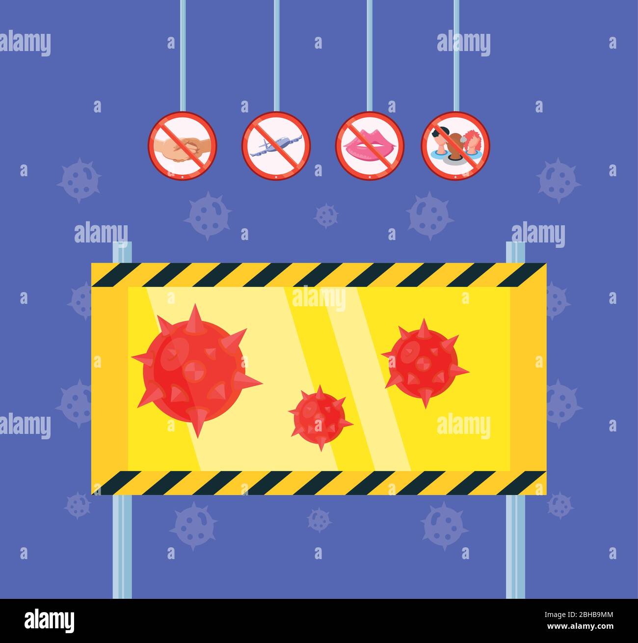 biohazard sign coronavirus infection, coronavirus outbreak danger alert ...