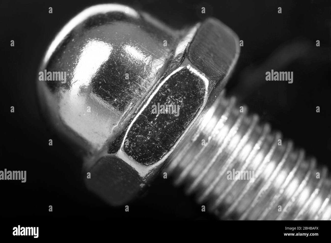 Metal bolt, closeup Stock Photo - Alamy
