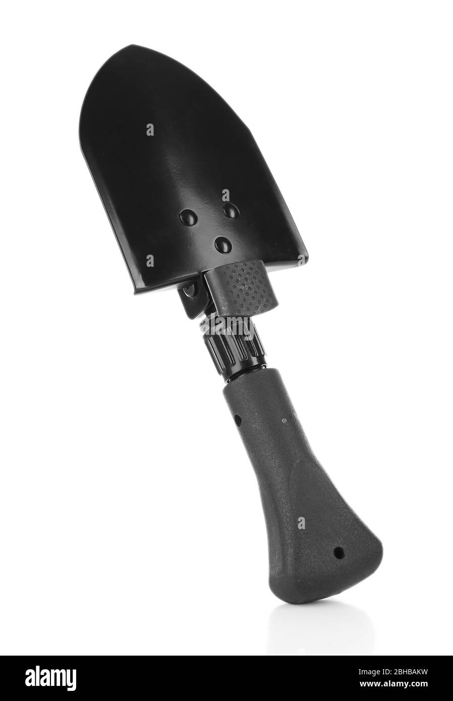 Metal shovel isolated on white Stock Photo - Alamy