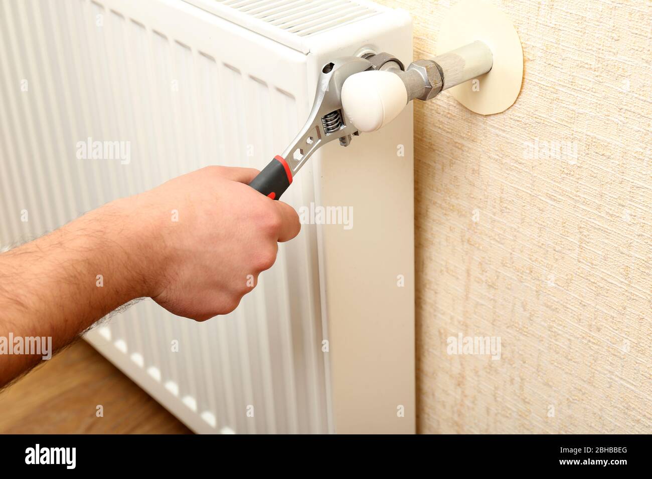 Man radiator repairing hi-res stock photography and images - Alamy