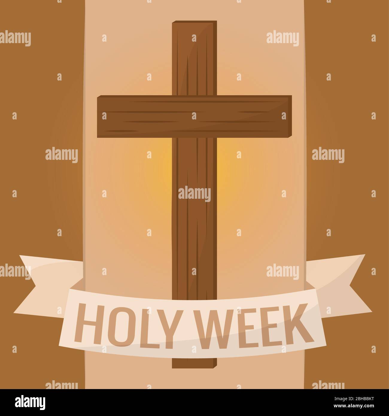 Holy week poster Stock Vector Image & Art - Alamy