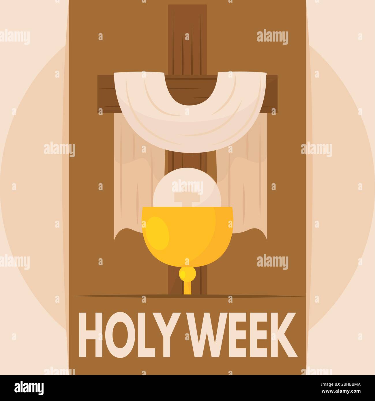 Holy week poster Stock Vector Image & Art - Alamy