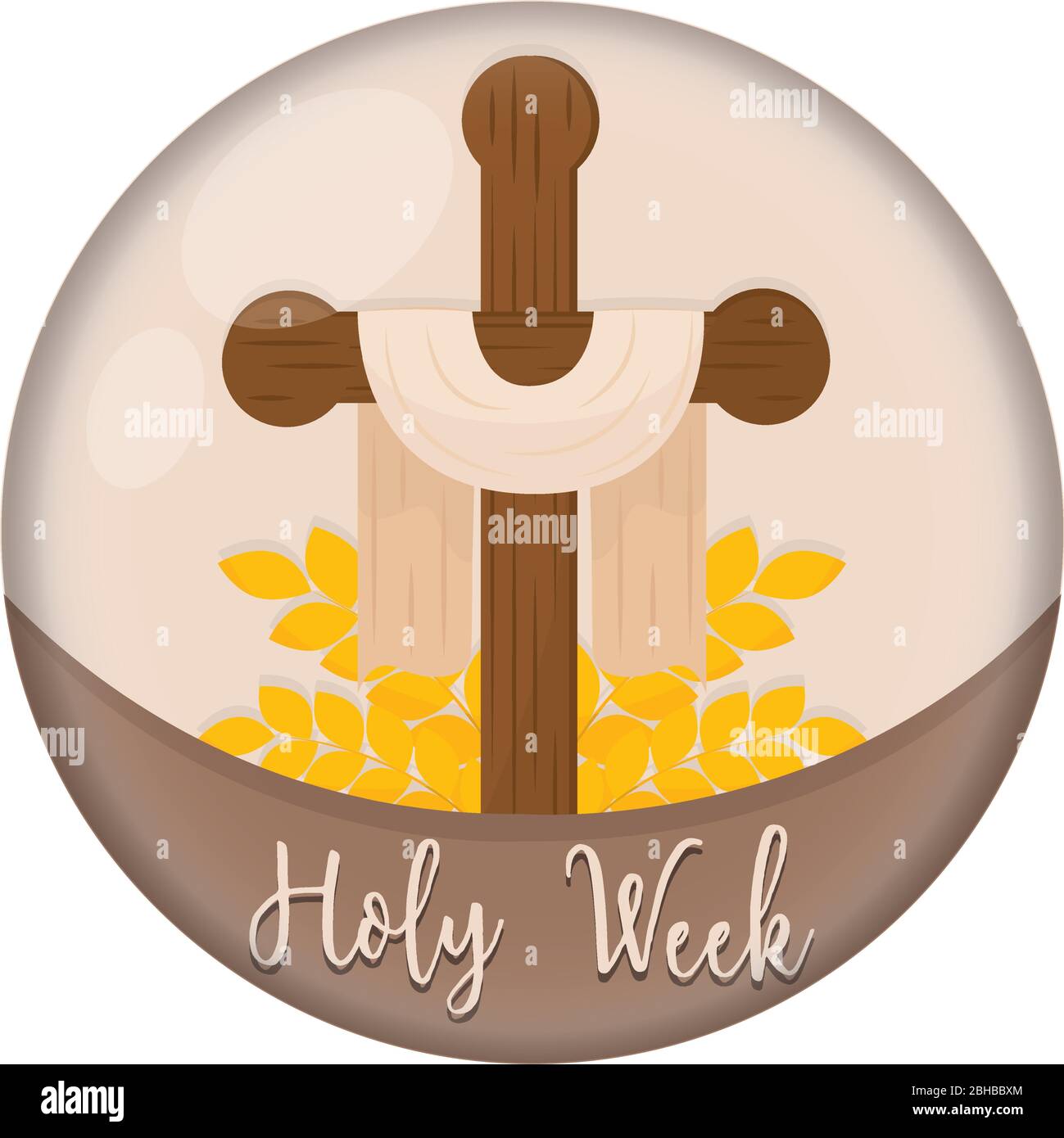 Holy week button Stock Vector Image & Art - Alamy