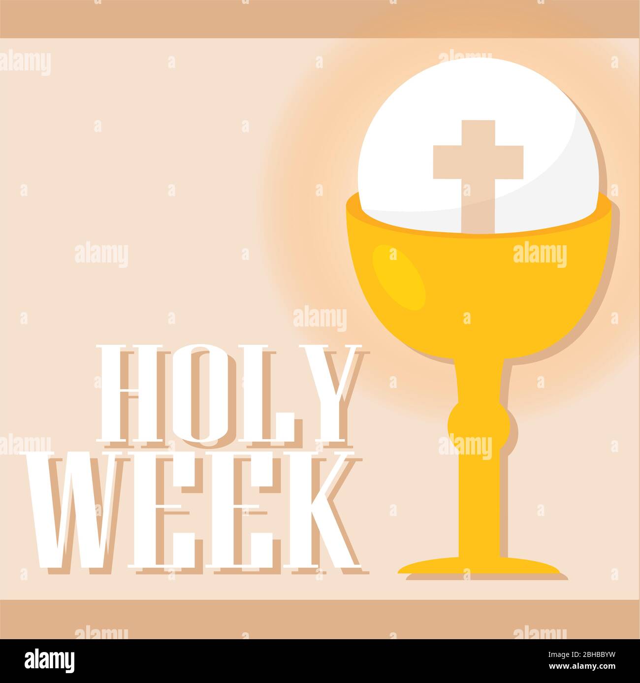 Holy week poster Stock Vector Image & Art - Alamy