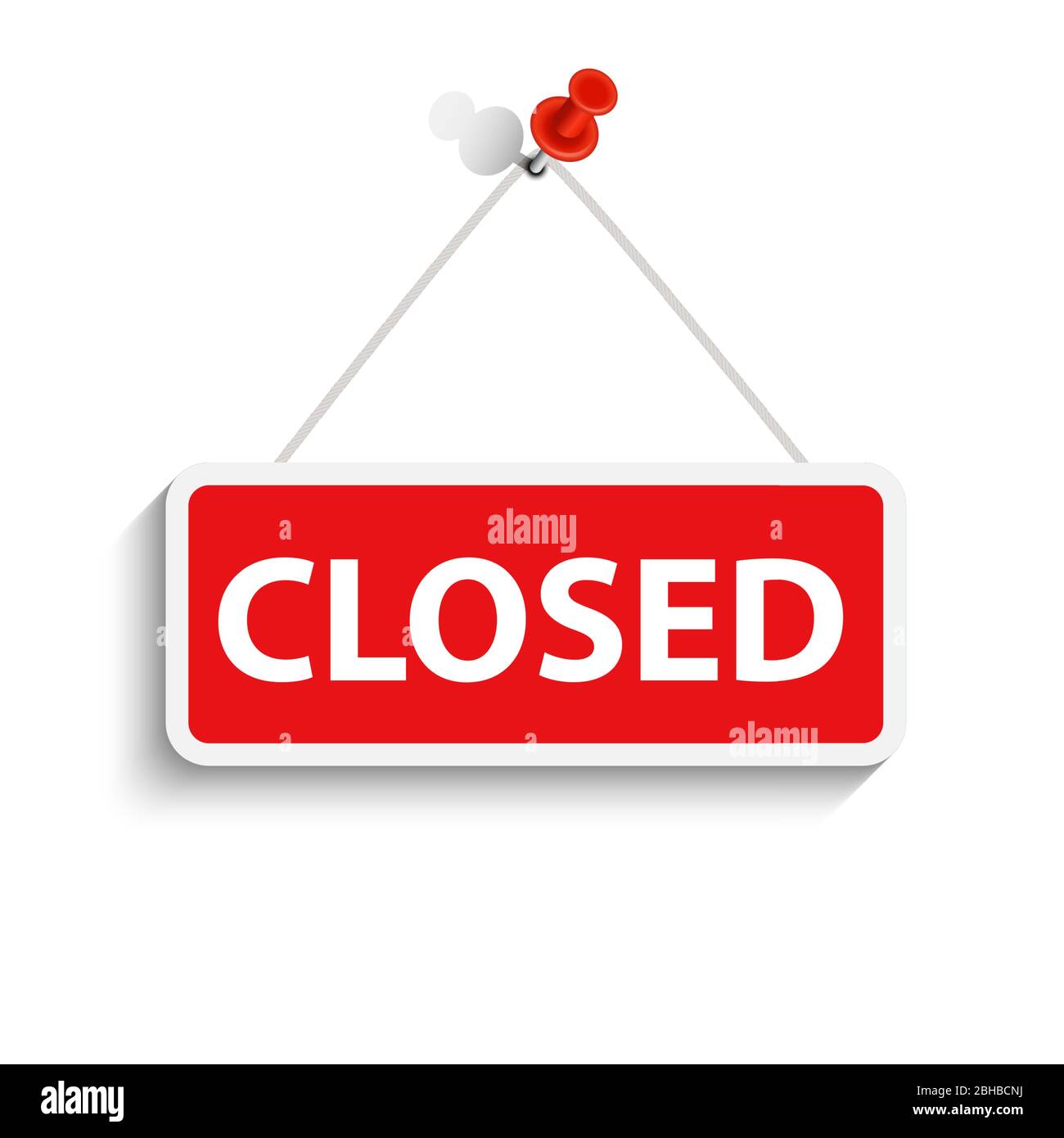 Closed Sign Vector Illustration Stock Vector Image & Art - Alamy