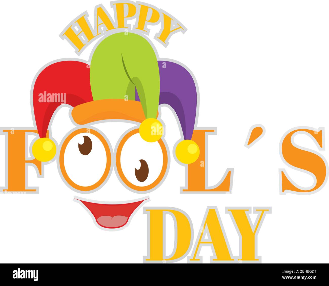 April fool day poster Stock Vector Image & Art - Alamy