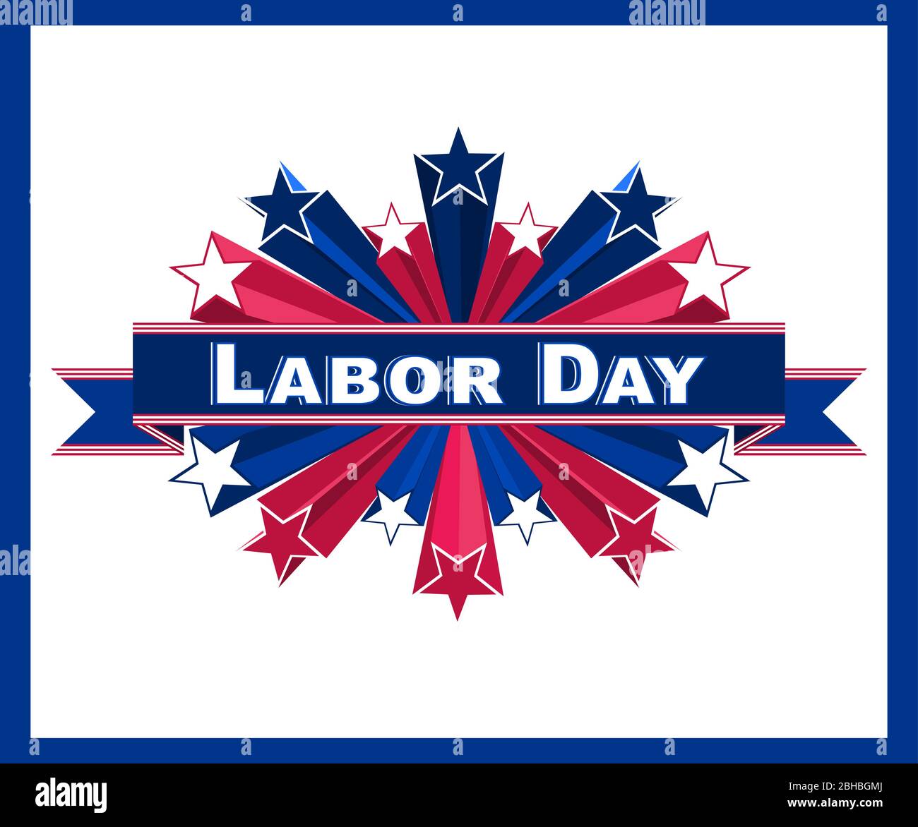 Vector illustration for US LaborDay celebration Stock Vector Image ...