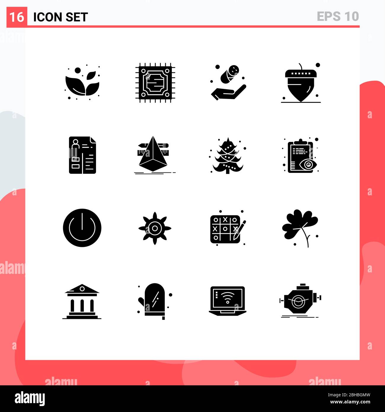 Stock Vector Icon Pack of 16 Line Signs and Symbols for designer ...