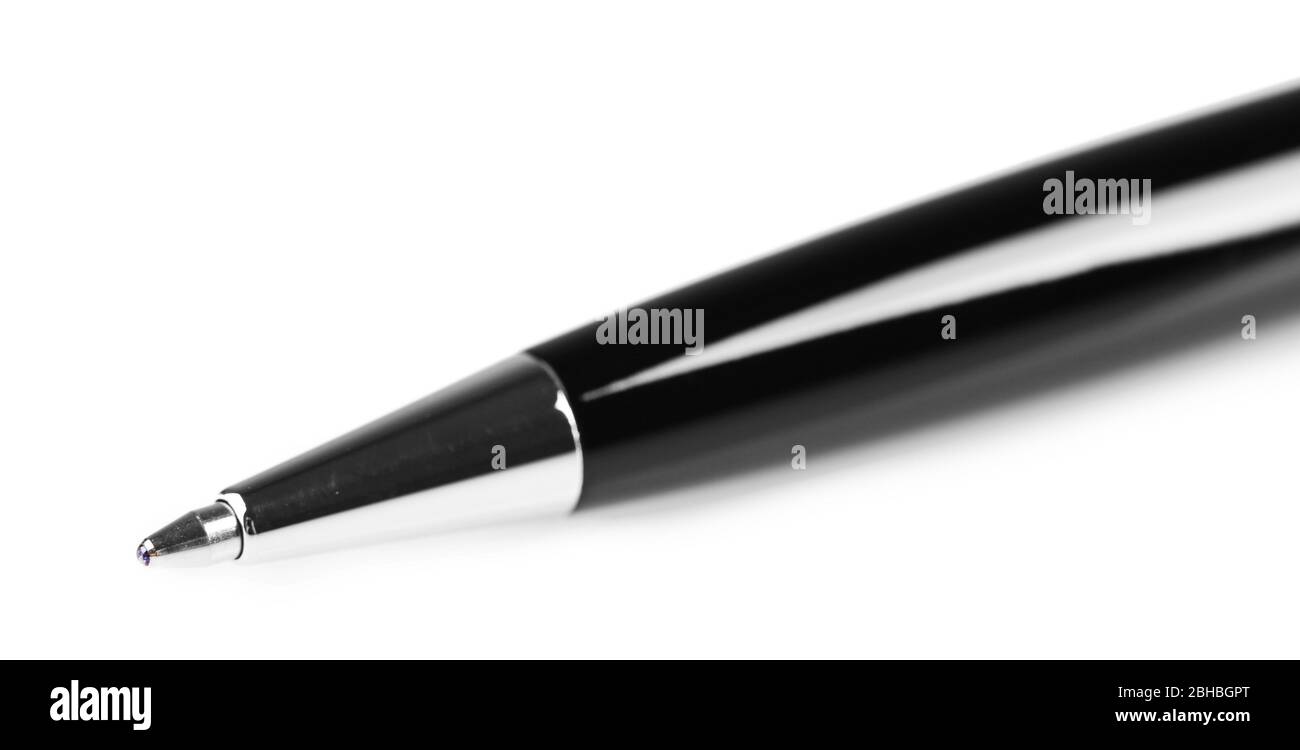 Ballpoint pen isolated on white Stock Photo - Alamy