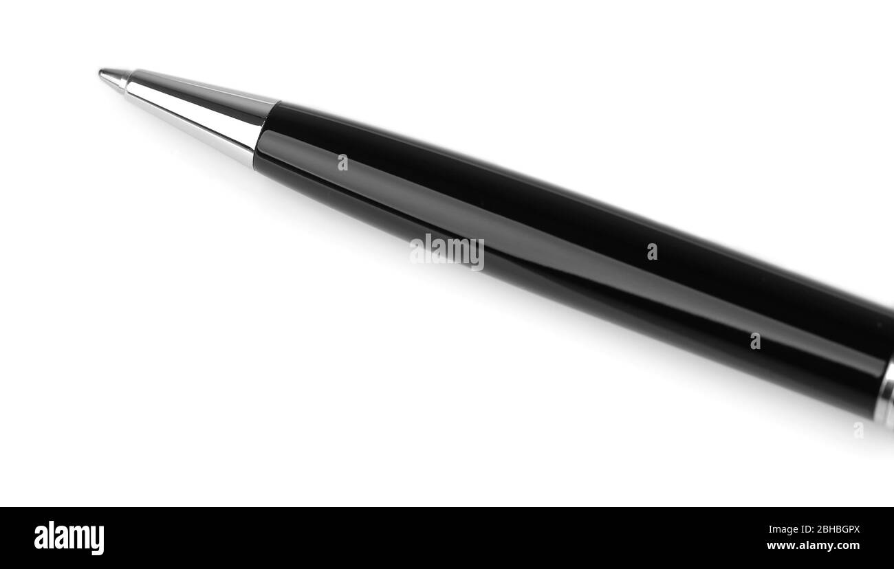 Ballpoint pen isolated on white Stock Photo - Alamy