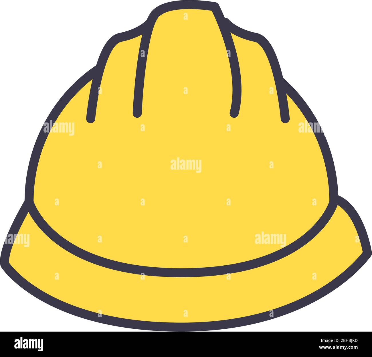 helmet fill style icon design of Construction working maintenance ...