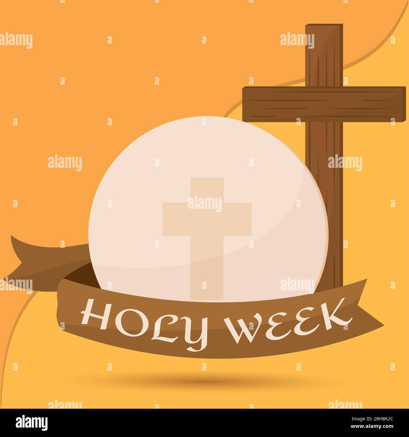 Holy week poster Stock Vector Image & Art - Alamy