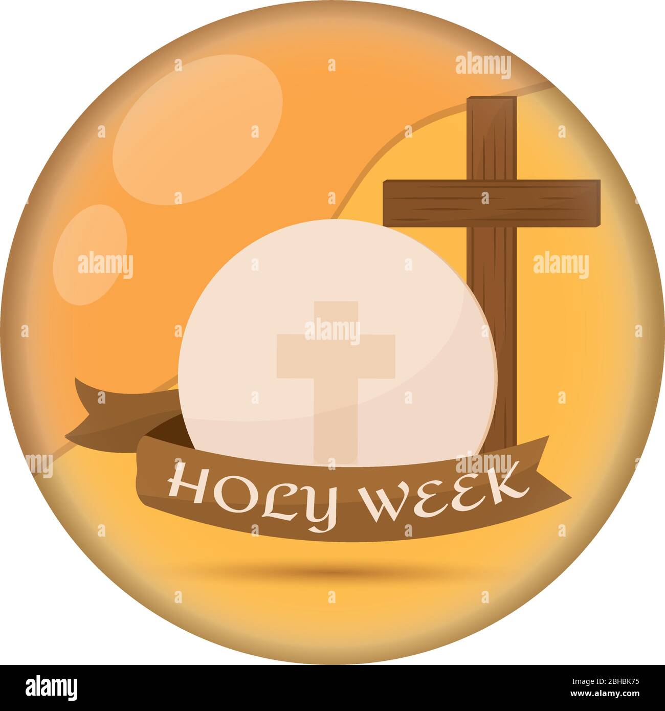 Holy week button Stock Vector Image & Art - Alamy