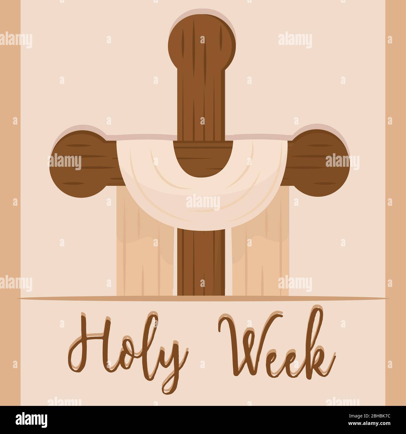 Holy week poster Stock Vector Image & Art - Alamy