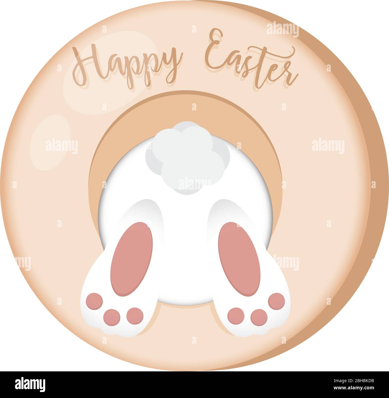 Happy easter button Stock Vector Image & Art - Alamy