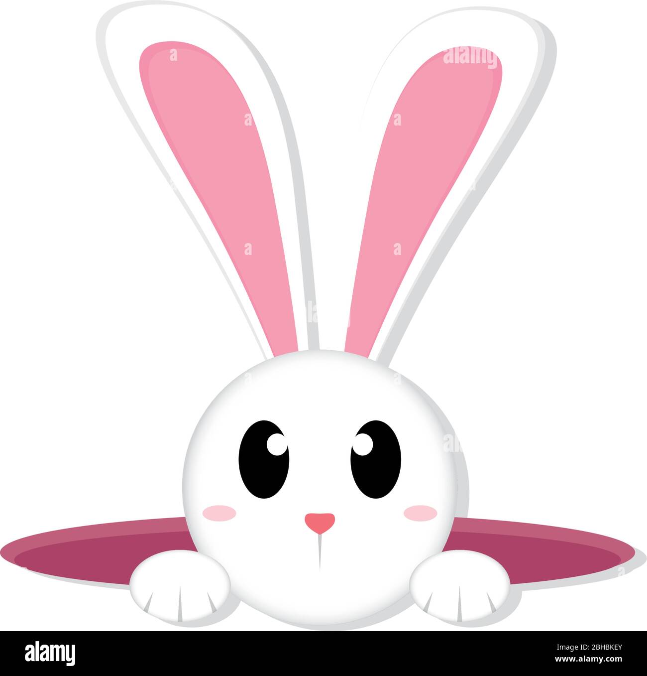 Cute bunny head Stock Vector Image & Art - Alamy