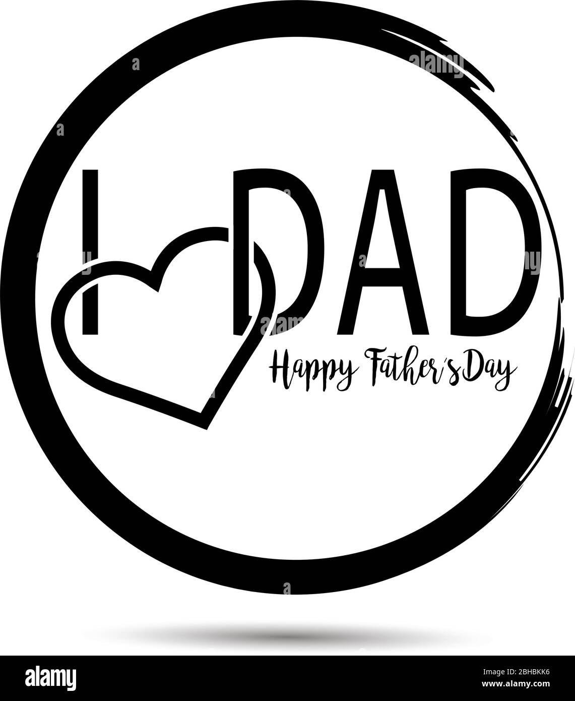 Happy Fathers Day Card Stock Vector Image And Art Alamy