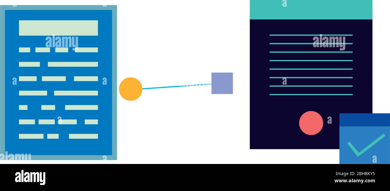 share job information across networks vector illustration design Stock ...