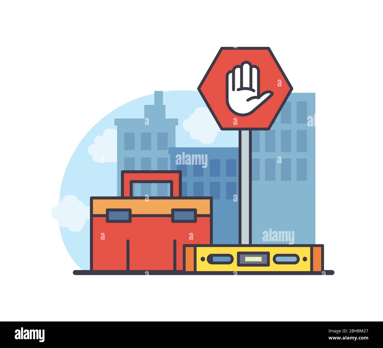 tool kits and stop board design of Construction working maintenance ...