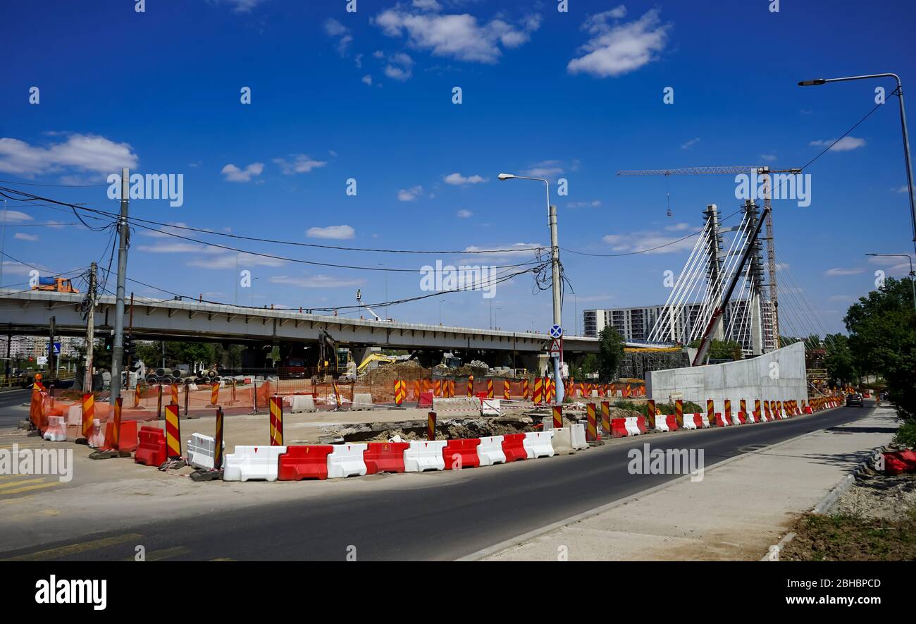 Construction site bucharest hi-res stock photography and images - Alamy