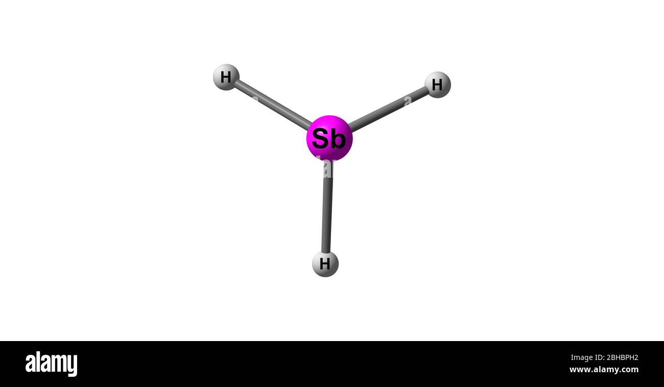 Stibine is a chemical compound with the formula SbH3. A pnictogen ...