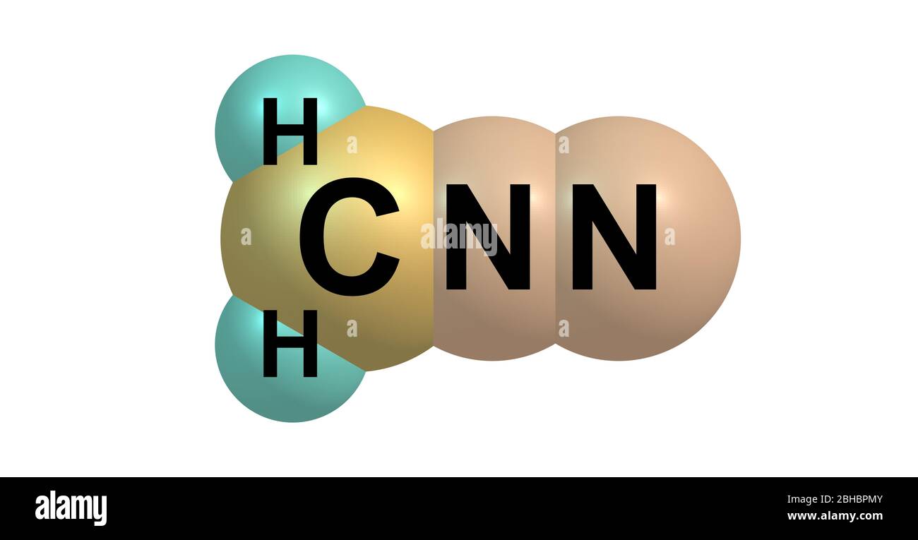 Diazomethane is the chemical compound CH2N2. It is the simplest diazo ...