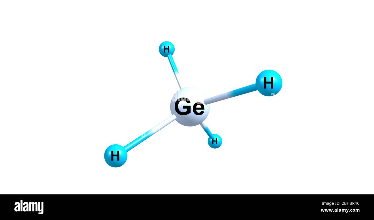Germane is the chemical compound with the formula GeH4, and the ...