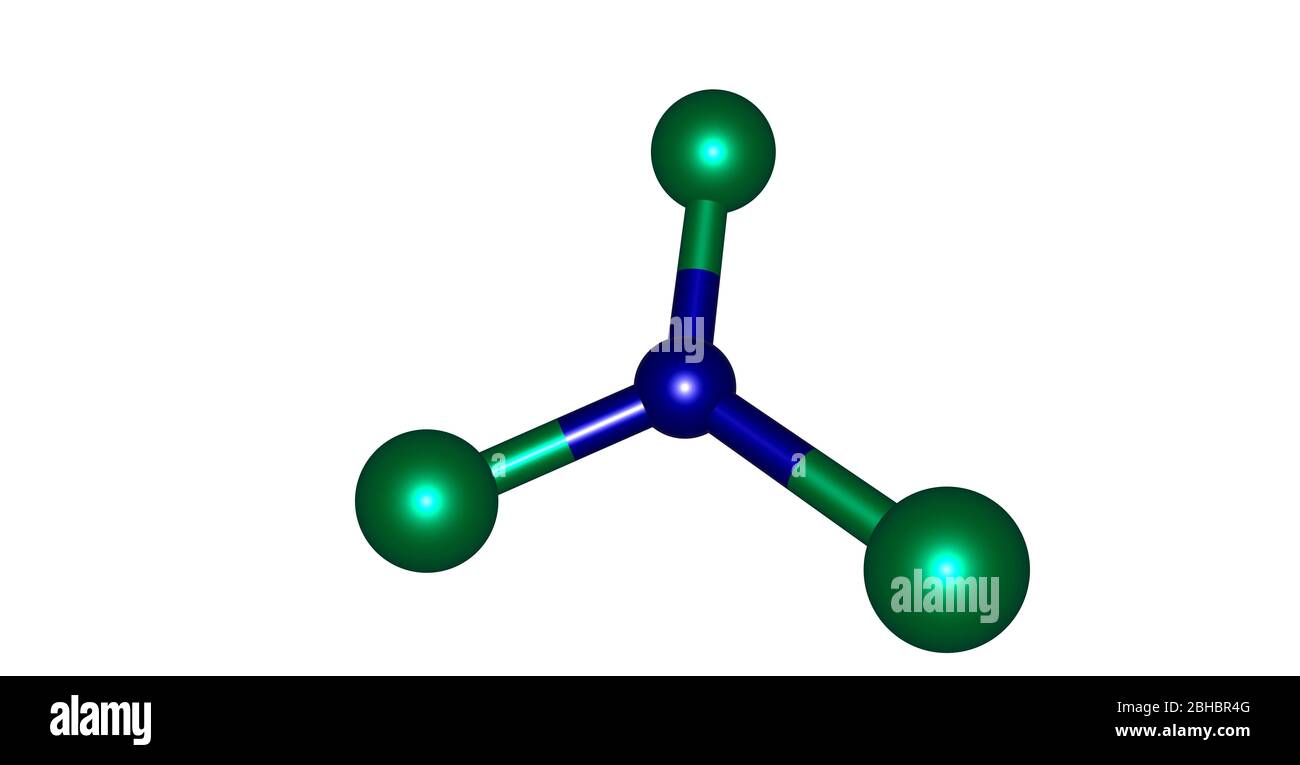 Phosphorus Trichloride 3d Model