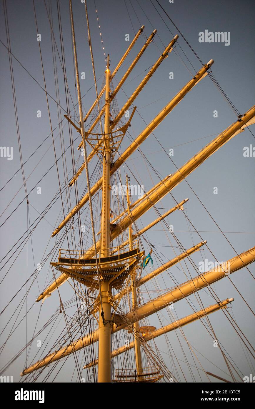 Caribbean, St. Lucia, Star Clipper sailing ship Stock Photo - Alamy