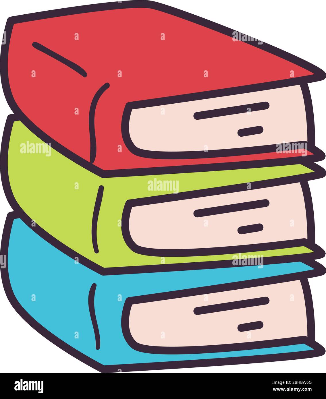 books fill style icon design, Education literature read library school ...