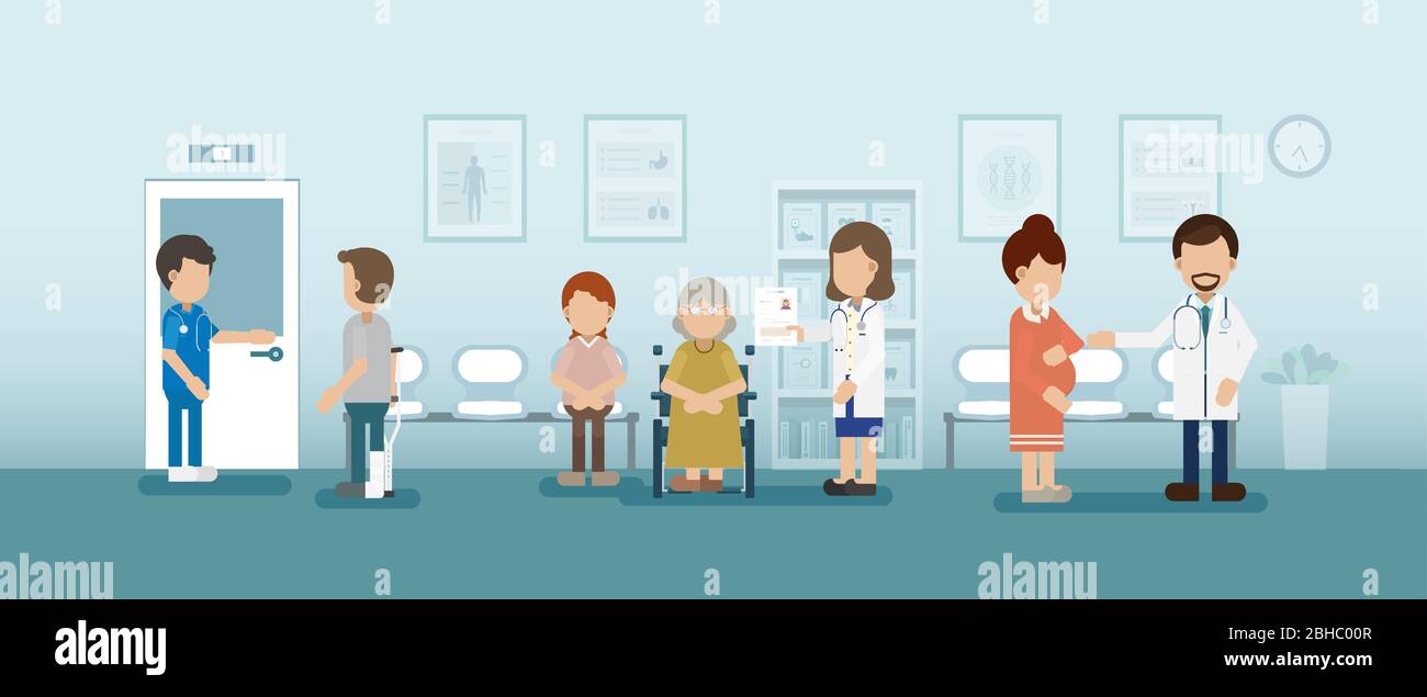 Chairs in waiting Stock Vector Images - Alamy