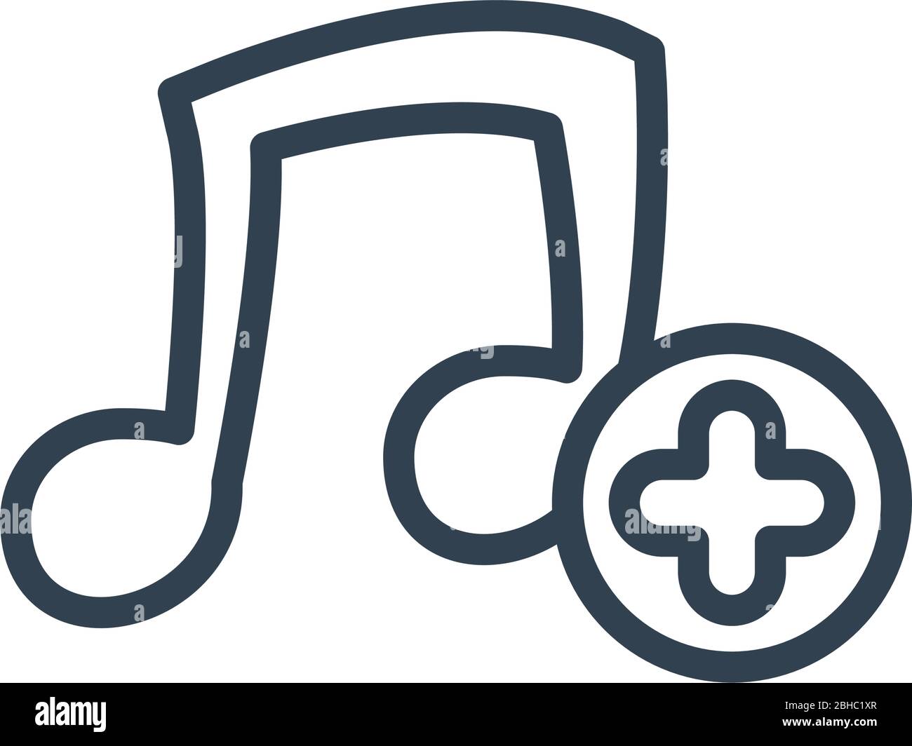 Note and add button design, Music sound melody song musical art and ...