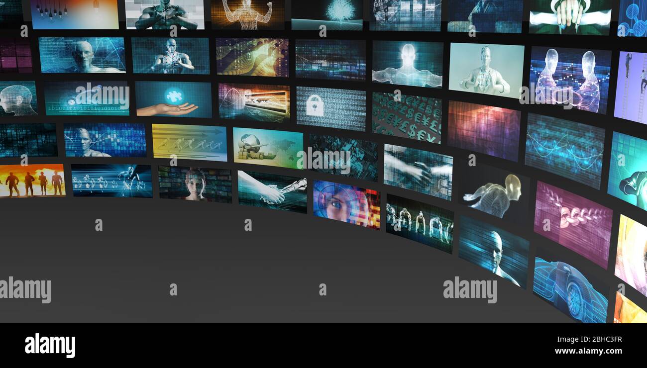 Entertainment Technology and Special Effects Game Design Art Stock ...