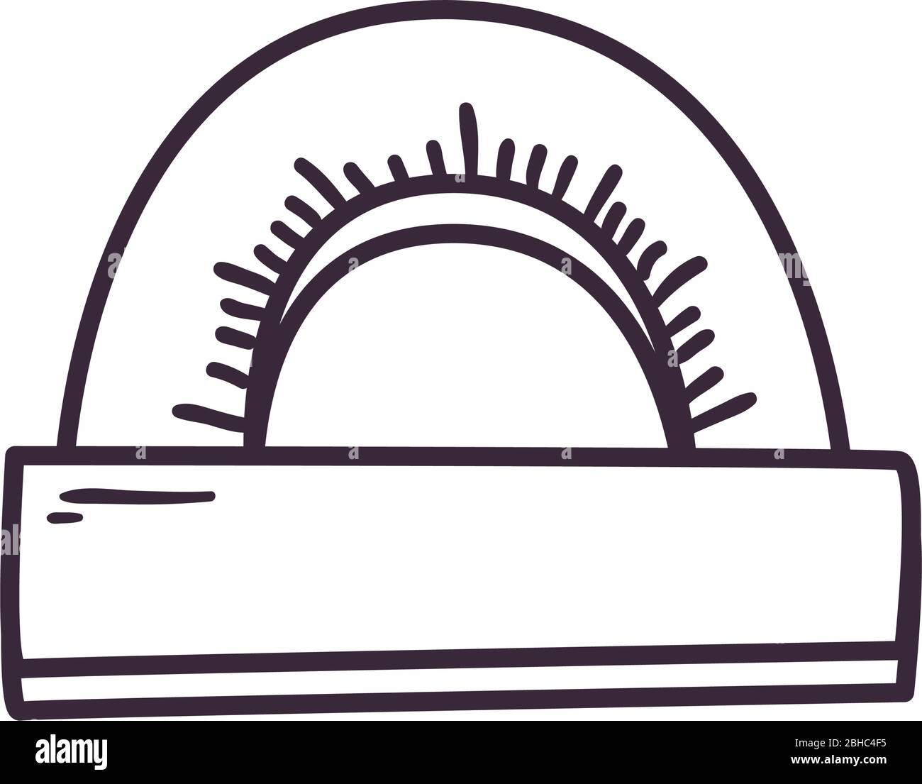 Ruler line style icon design, Instrument tool work measurement and ...