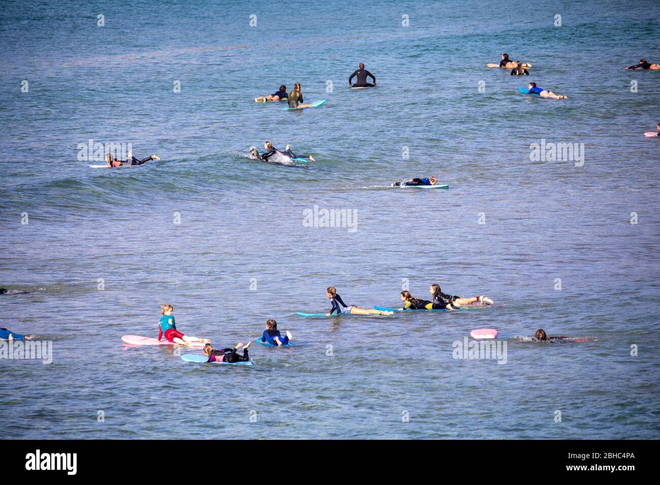 Australian kids surfing hi-res stock photography and images - Alamy