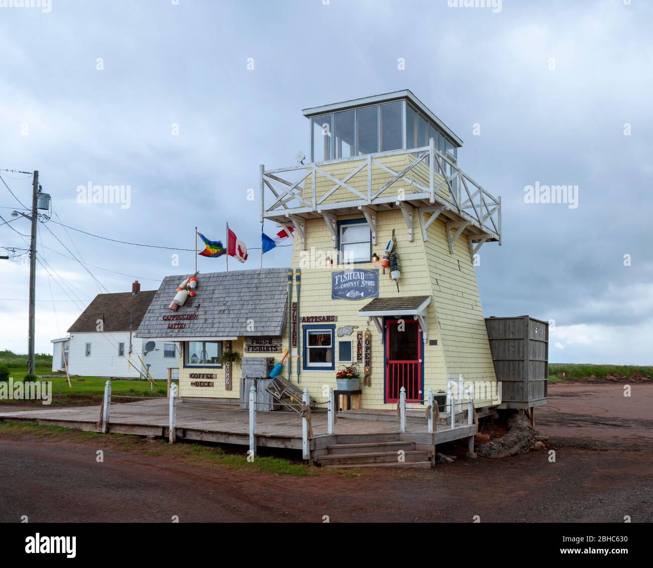 Courts wharf at north rustico harbour hi-res stock photography and ...