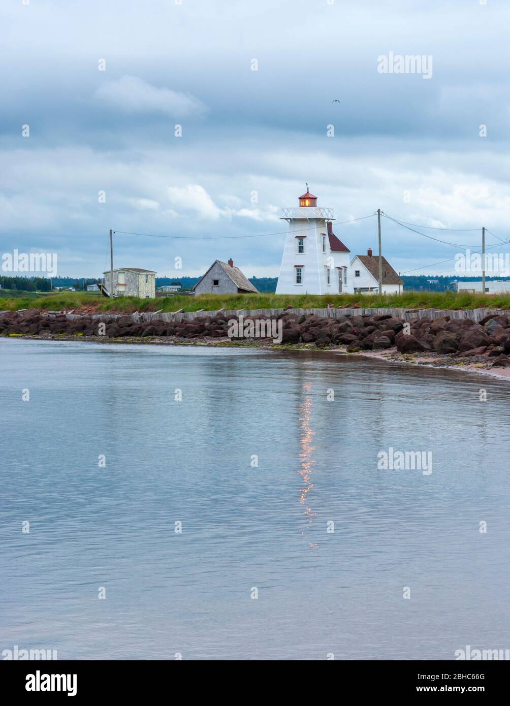 North Rustico Harbour Light - an active lighthouse on the coast of PEI ...