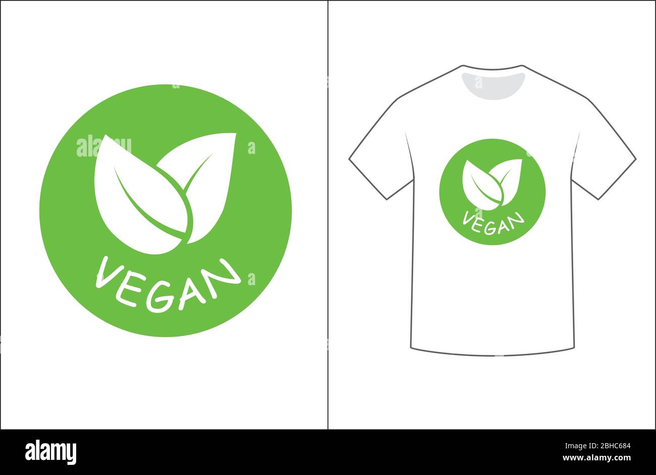 Vegan t shirt Stock Vector Images - Alamy